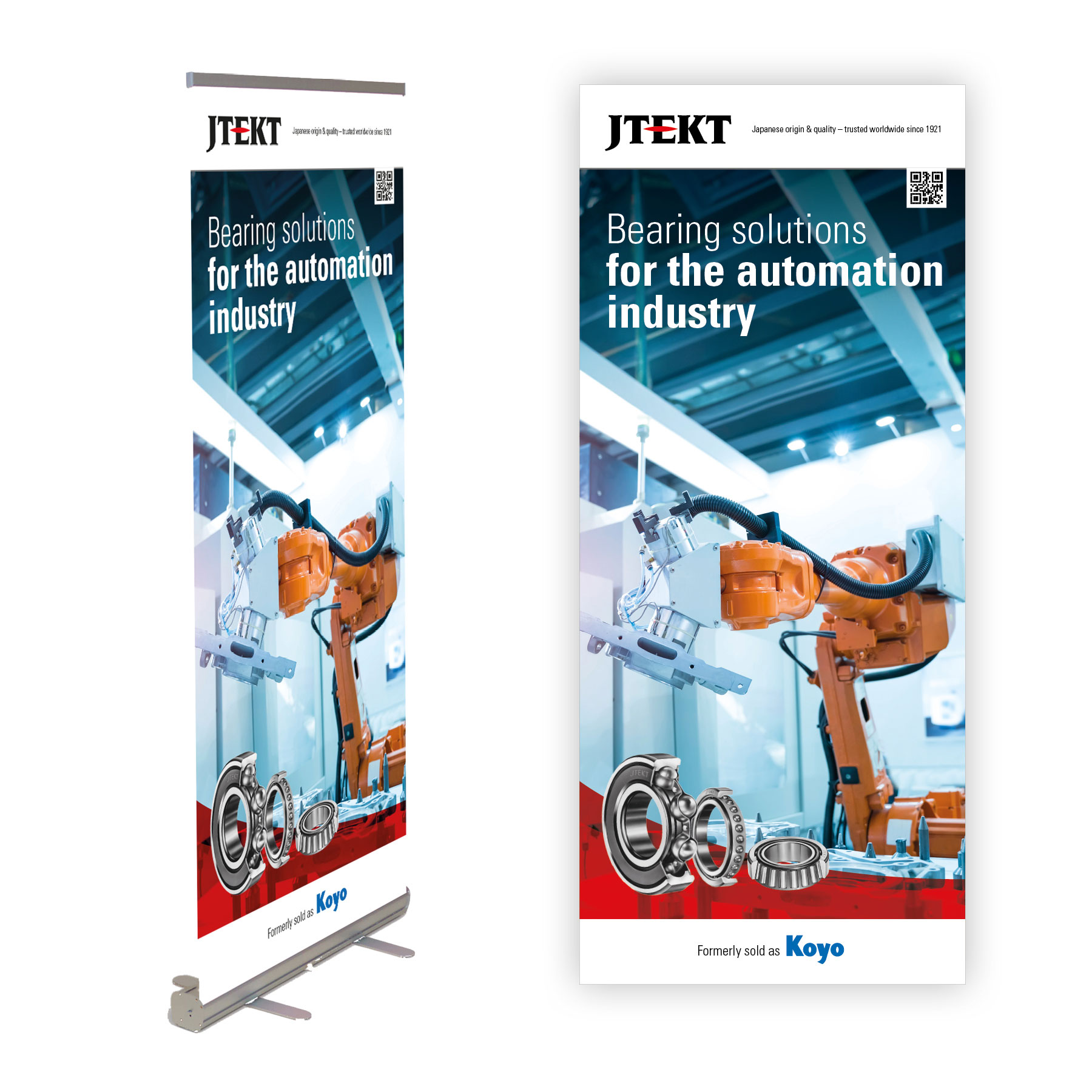 Roll-up banner Automation – JTEKT Shop