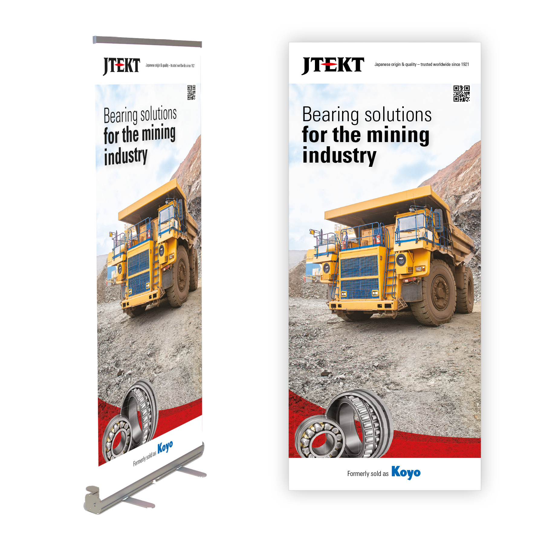 Roll-up banner Mining – JTEKT Shop